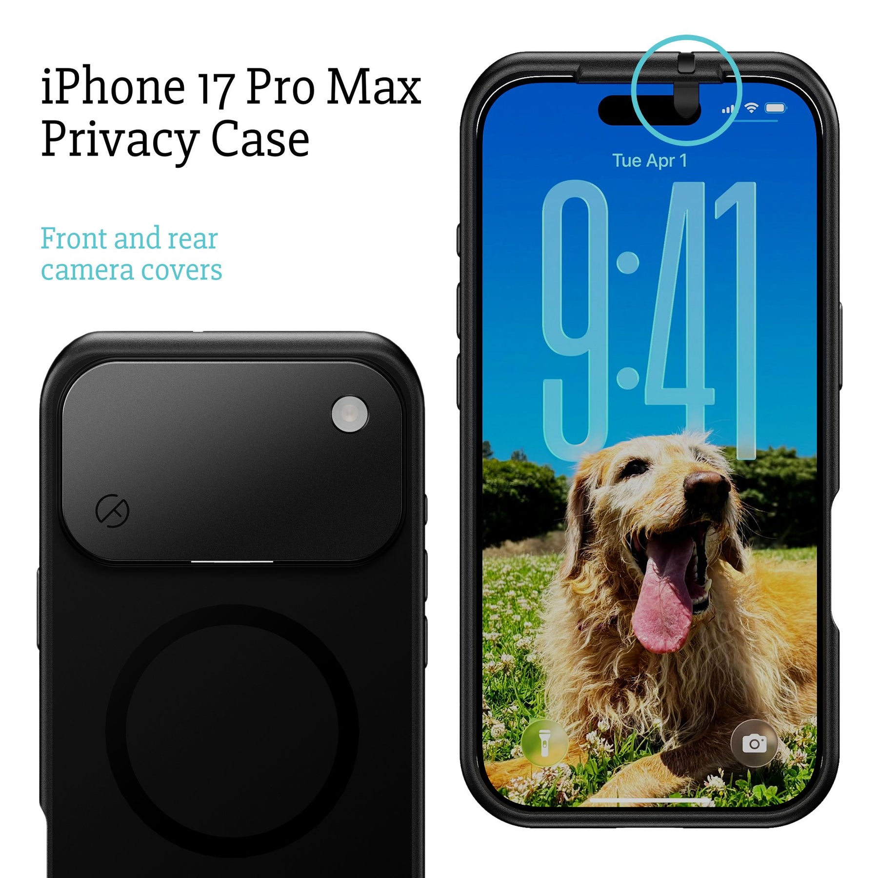 iPhone 17 (Pro Max) Case with Camera Covers - Spy-Fy Privacy Case - Spy-Fy