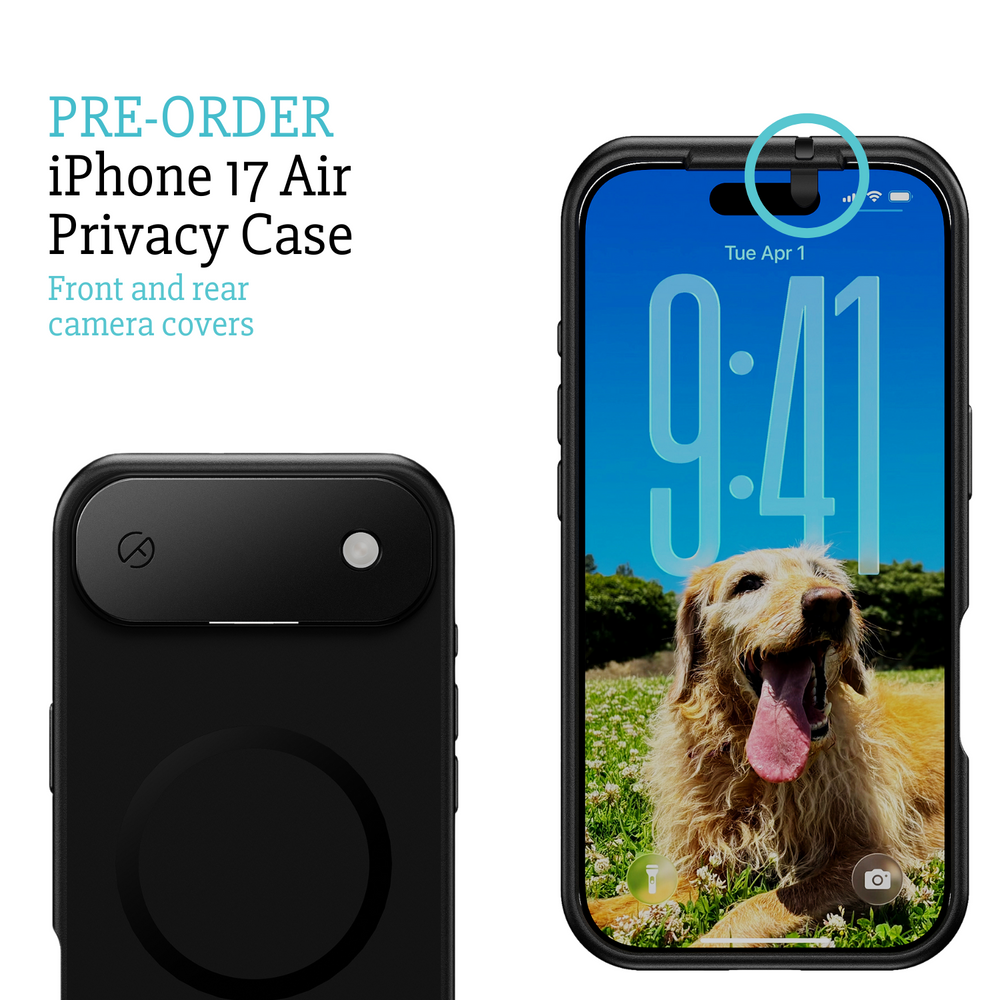 iPhone 17 (Pro Max) Case with Camera Covers - Spy-Fy Privacy Case - Spy-Fy